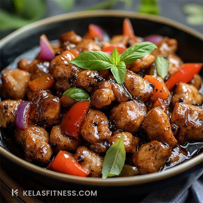 Resep Ayam Lada Hitam